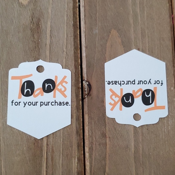 Office | Thank You Tags Product Customer Tag Newwhite | Poshmark